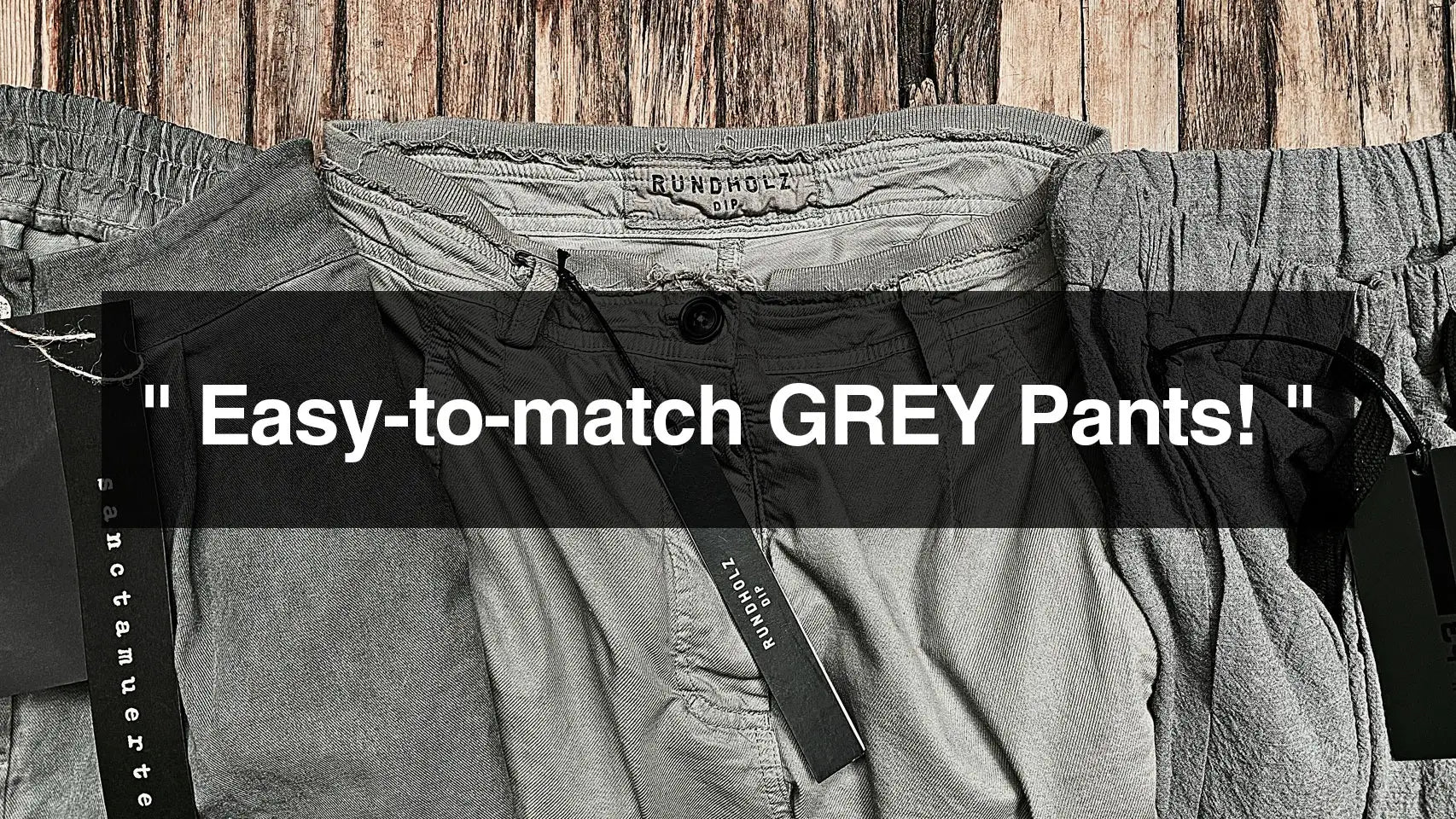 Easy-to-match GREY Pants! – QUADRATO Boutique